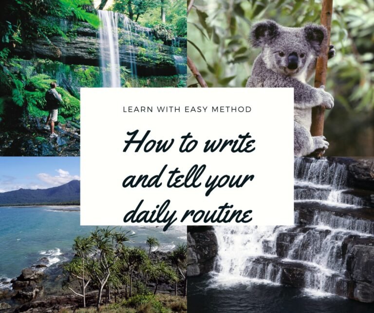How To Write And Tell Your Daily Routine In English In 2022 How To Write And Tell Your Daily Routine In English In 2022