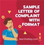 Sample Complaint Letter for any problem with format and examples ...