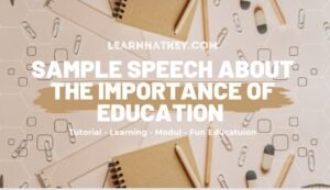 How to prepare and give a chief guest introduction speech - learnhatkey.com
